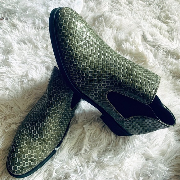 Jingpin | Shoes | Italian Mens Woven Leather Boot By Jingpin | Poshmark